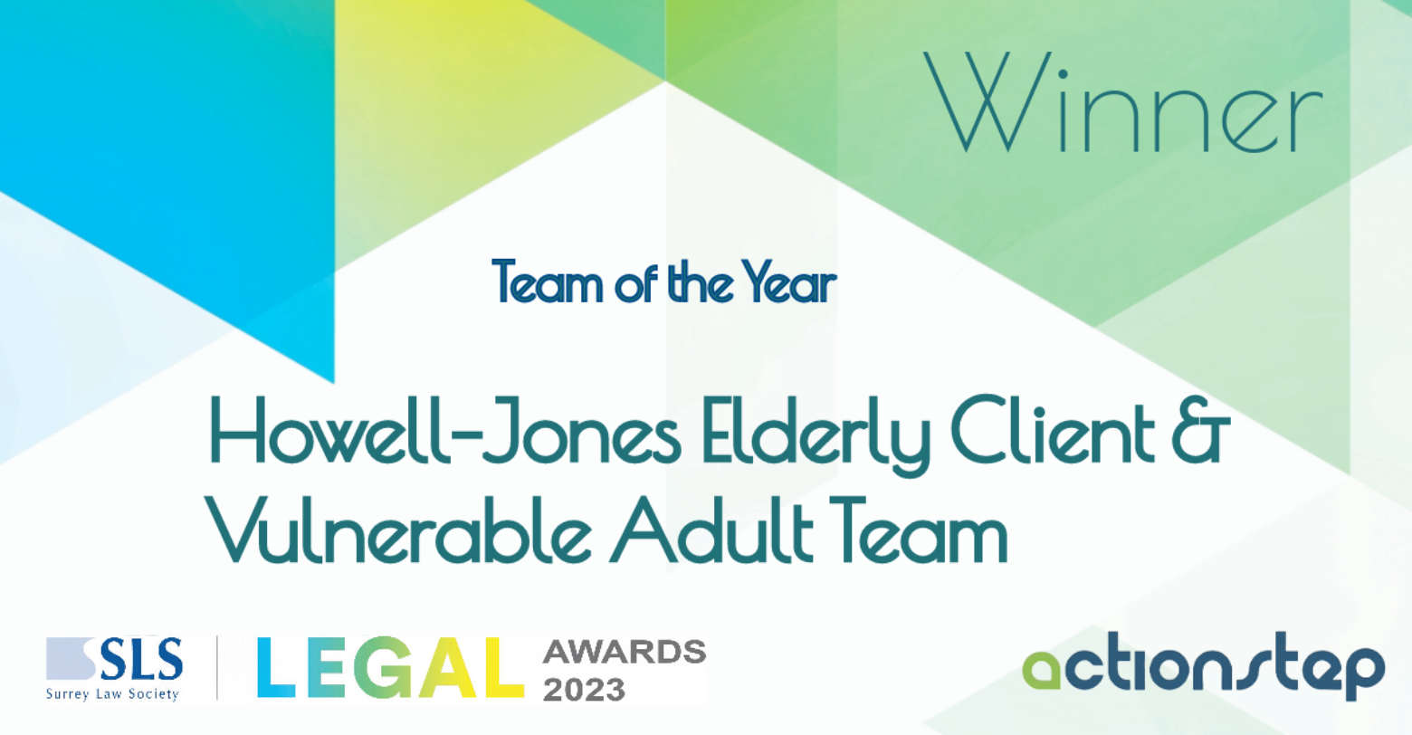 Howell Jones Success at Surrey Law Society Legal Awards 2023 - Howell Jones