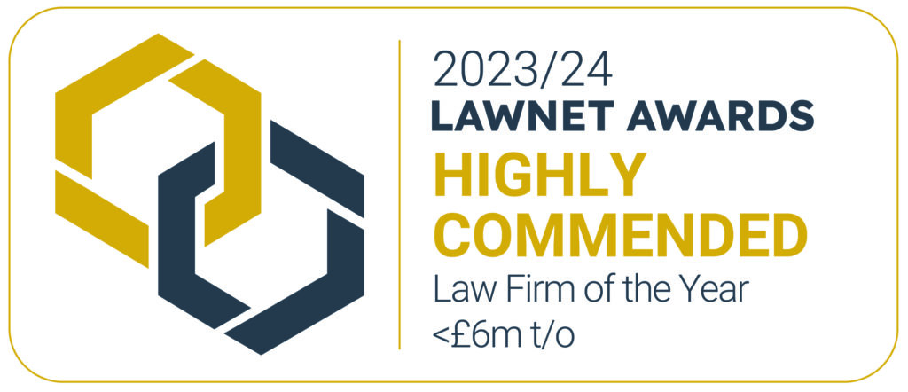 Howell Jones Highly Commended Law Firm of the Year - Howell Jones
