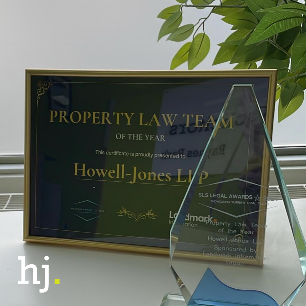 Winner - Property Team of the Year - Howell Jones